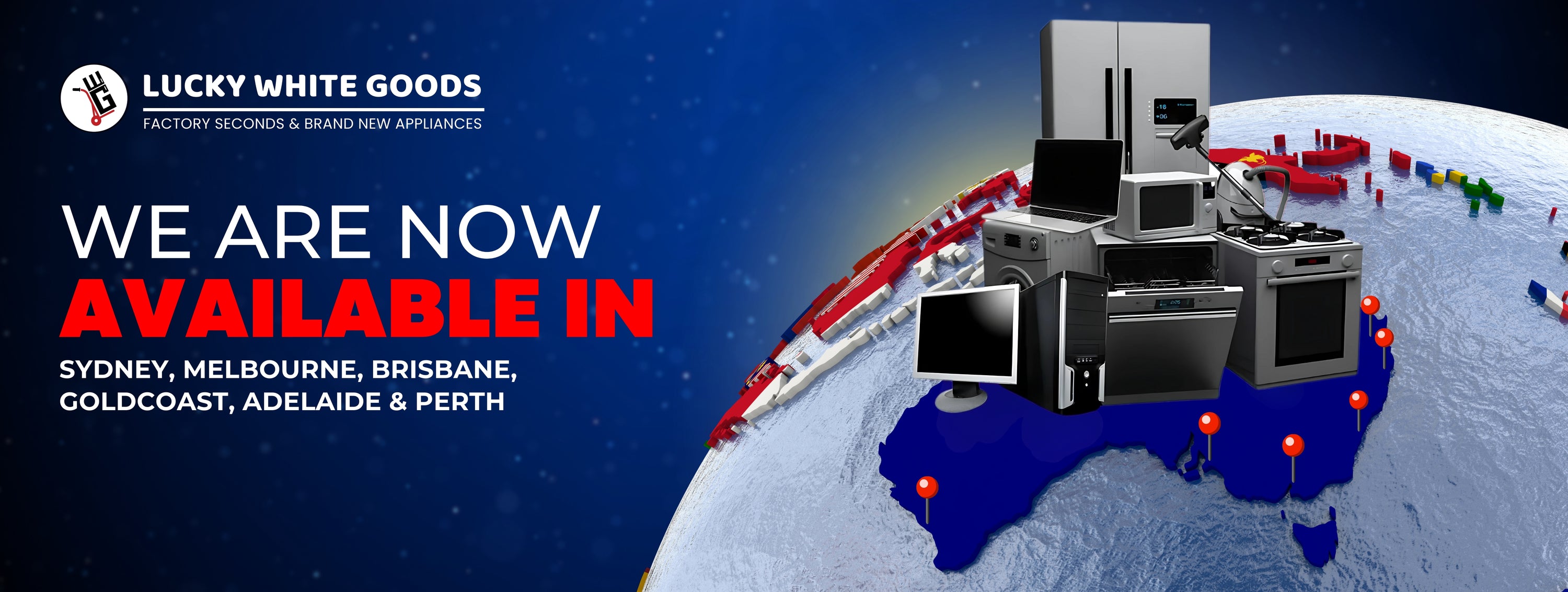 Factory Seconds & Refurbished Appliances in Australia – Lucky white goods