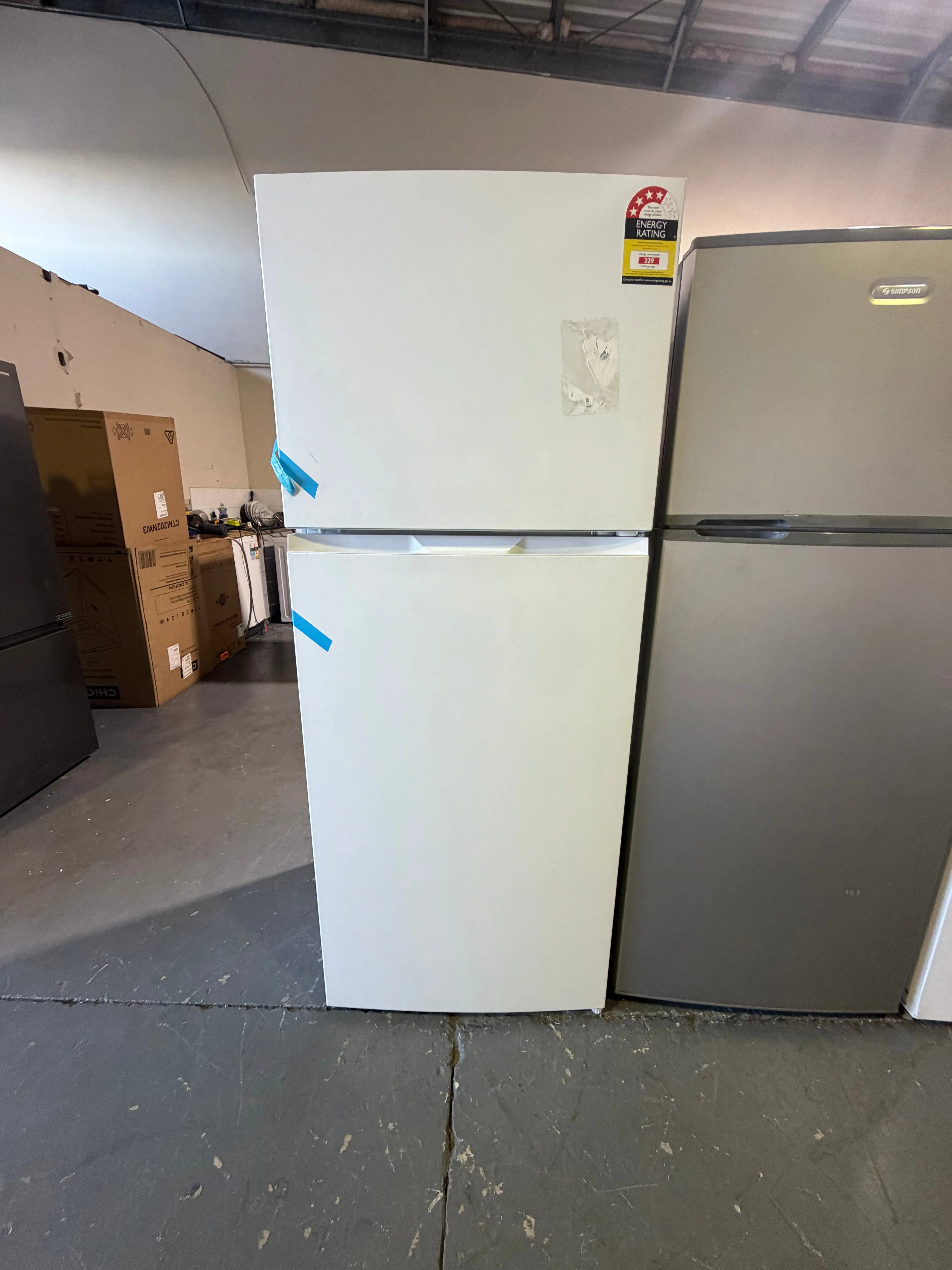 Factory Second Kogan 415L Frost Free Top Mount Refrigerator White