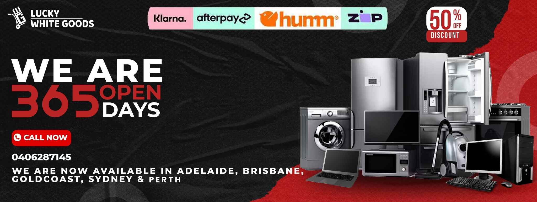 Factory Seconds & Refurbished Appliances in Australia – Lucky white goods